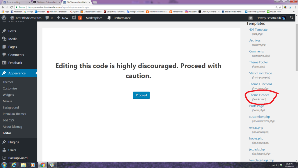 How To Insert Ads Into Your WordPress Blog - Header, Footer, Sidebar ...