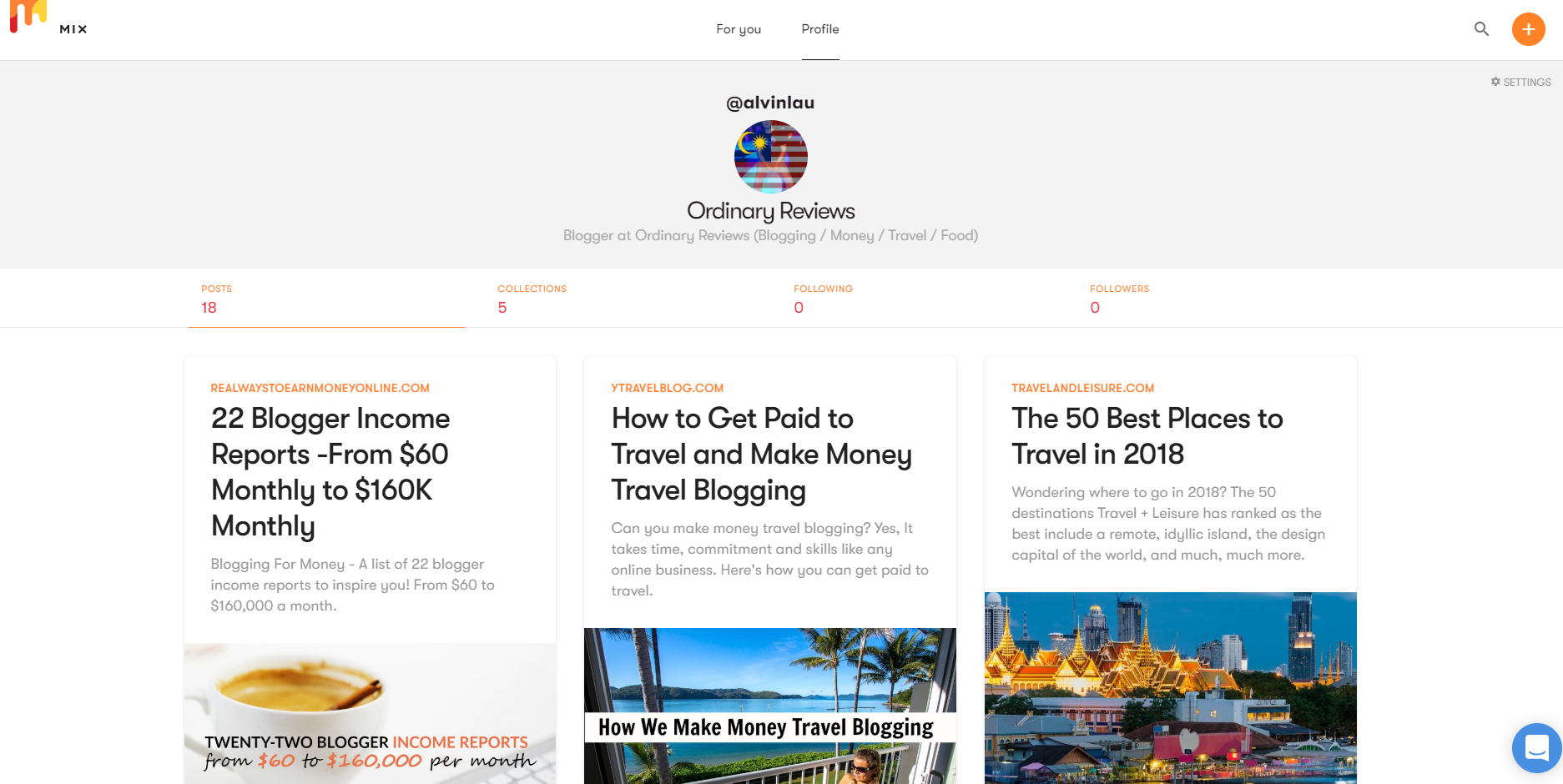 How To Increase Your Blog Traffic With MIX - Ordinary Reviews