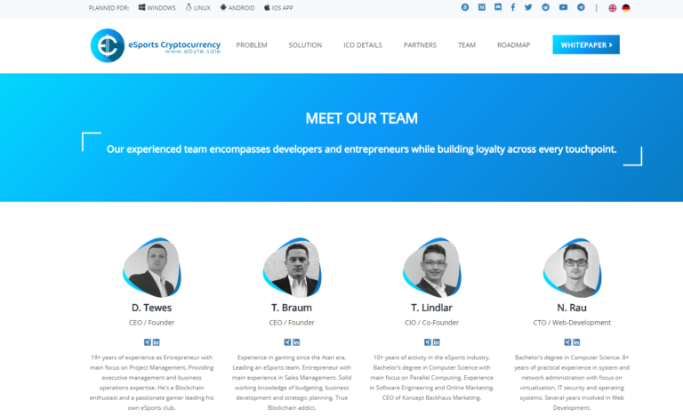 EByte - ESports Powered By Blockchain - Ordinary Reviews