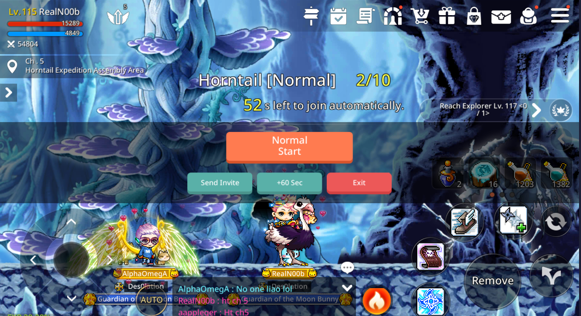 MapleStory M - Zakum And Horntail Guide (Expedition)