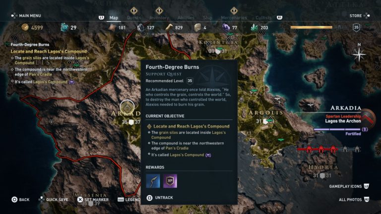 Assassin's Creed Odyssey: Fourth-Degree Burns (Walkthrough)