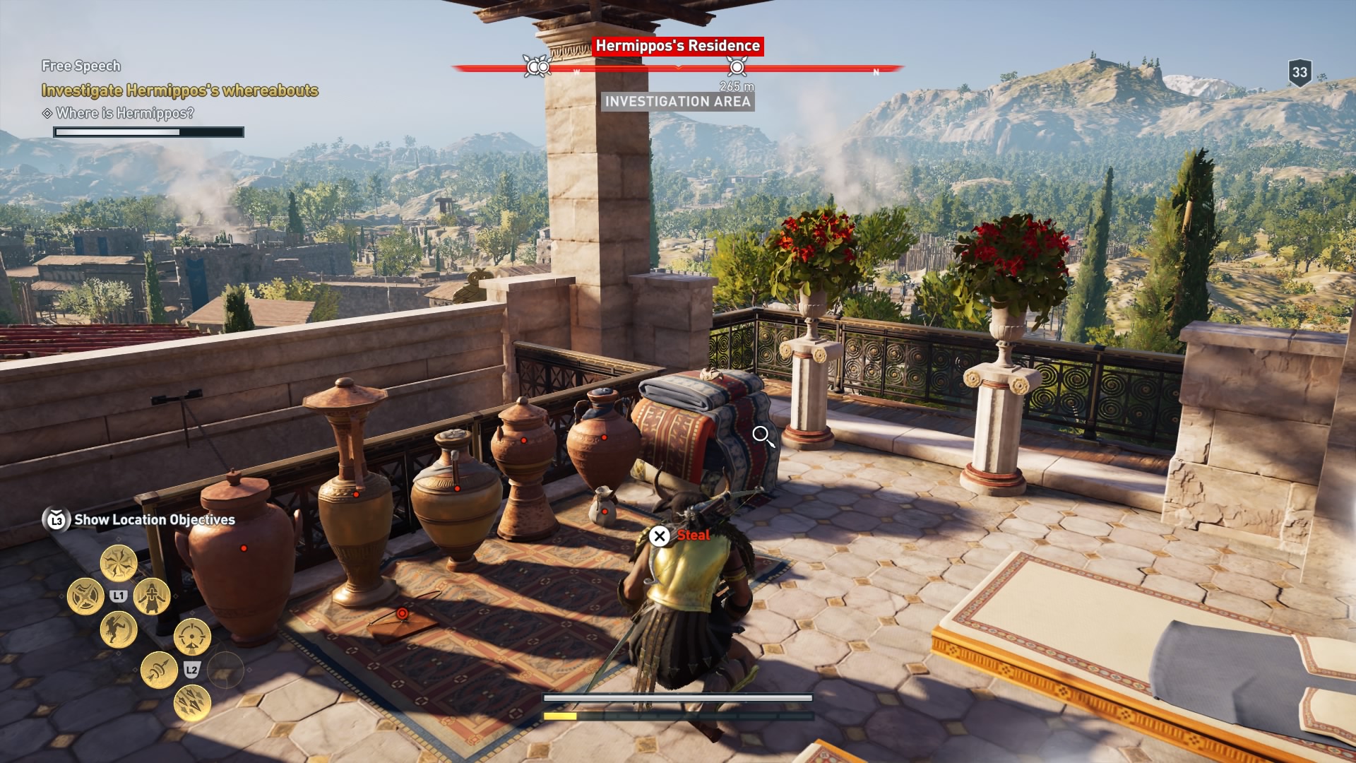 Assassins Creed Odyssey Free Speech Walkthrough