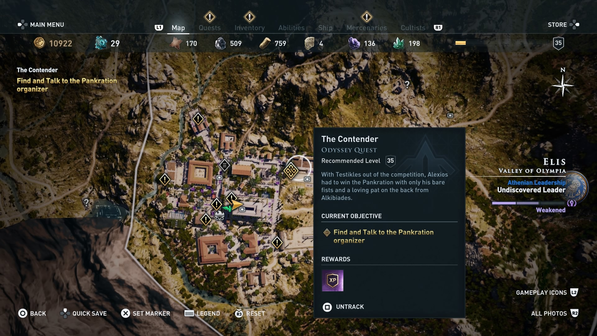 Assassin's Creed Odyssey: The Contender (Walkthrough)