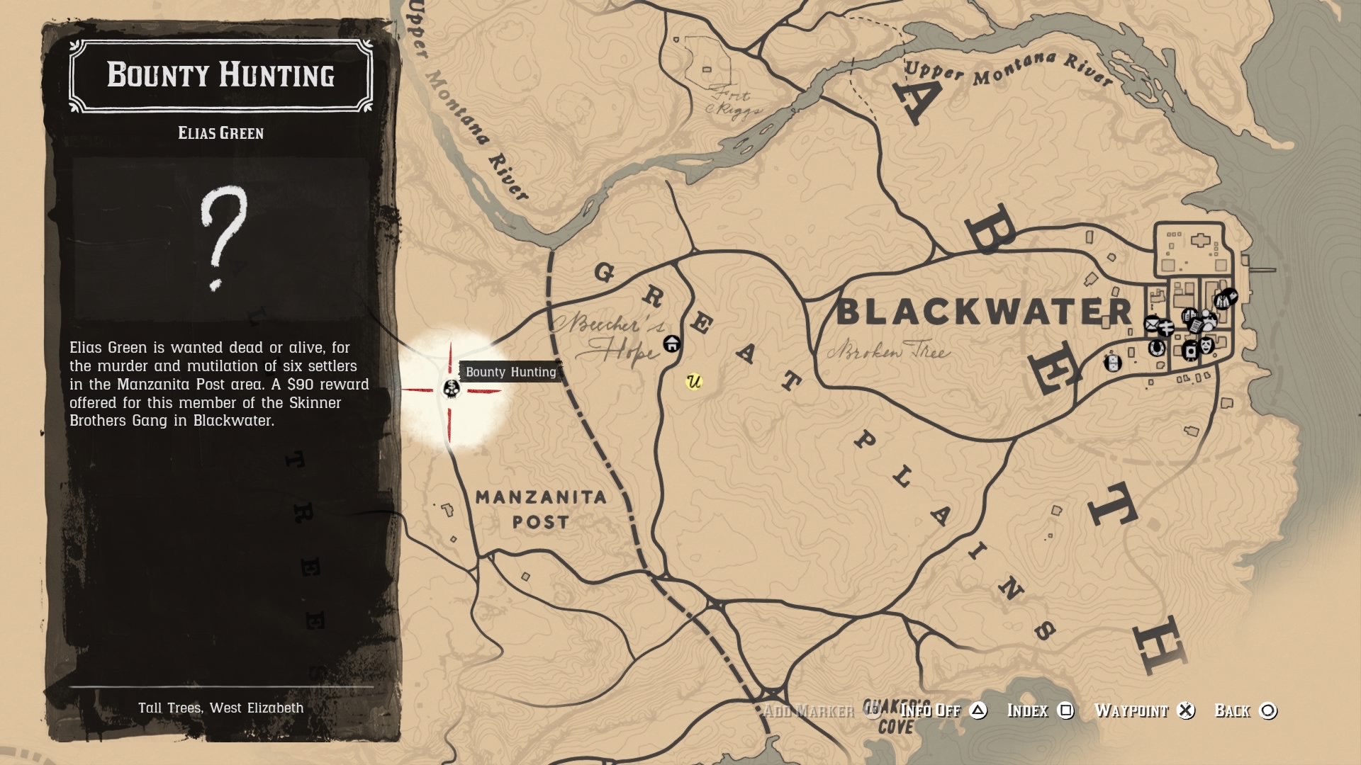 Red Dead Redemption 2 Bounty Hunting - Elias Green