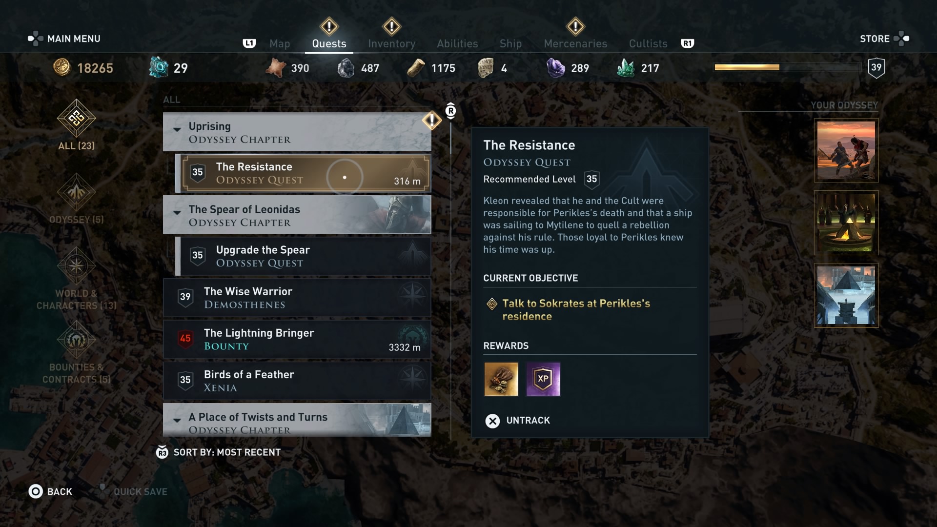 Assassin's Creed Odyssey: The Resistance (Walkthrough)