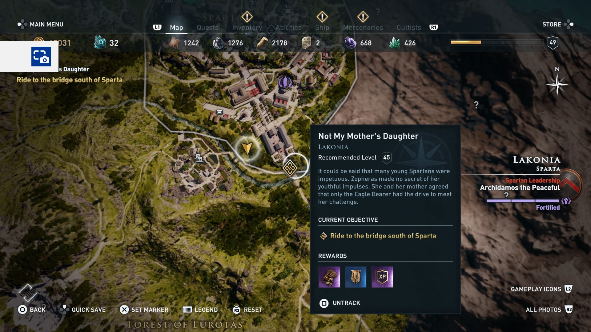 AC Odyssey: Not My Mother's Daughter (Quest Walkthrough)