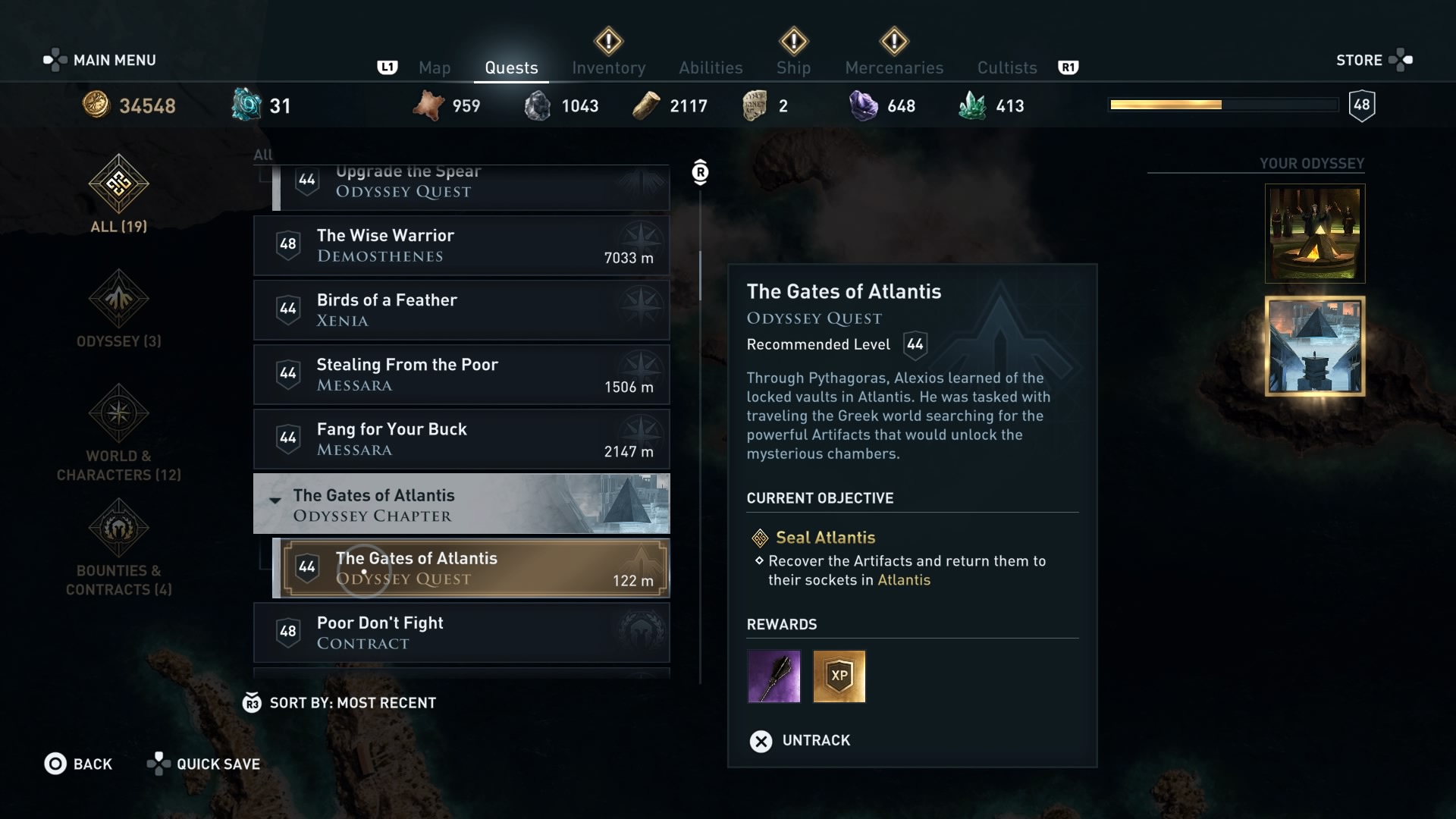 Assassin's Creed Odyssey: The Gates Of Atlantis (Walkthrough)