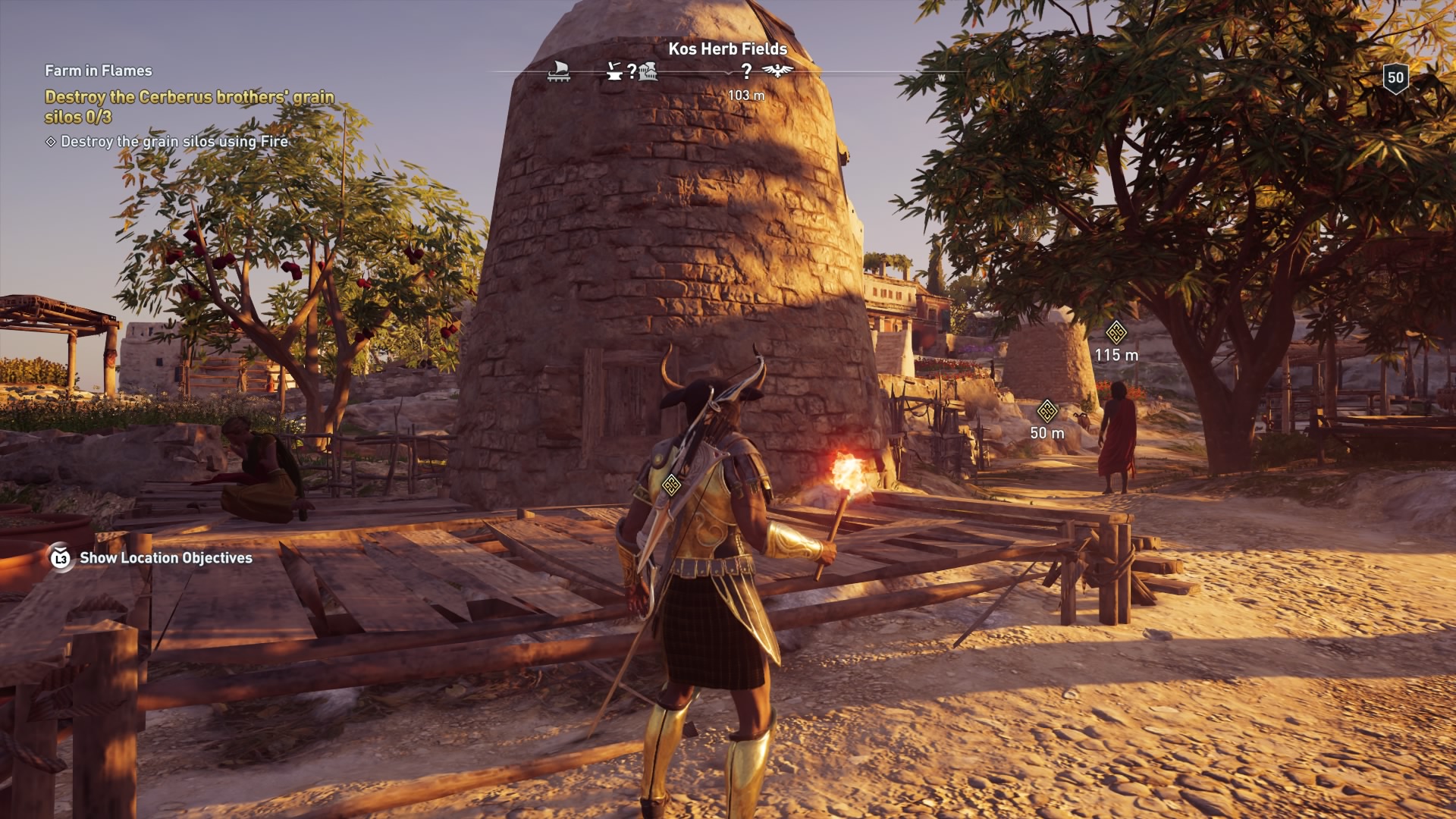 Assassin's Creed Odyssey: Farm In Flames (Walkthrough)