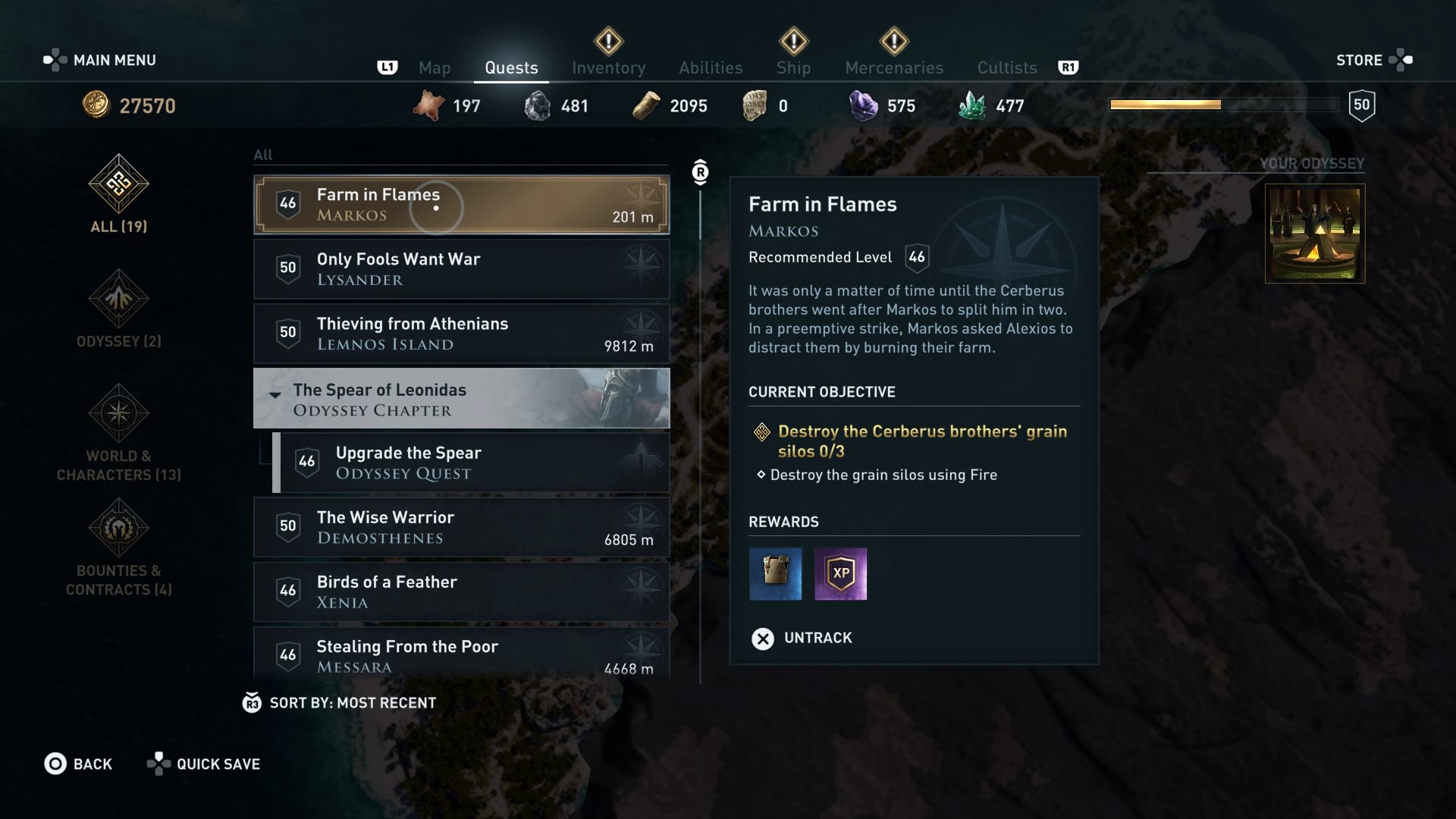 Assassin's Creed Odyssey: Farm In Flames (Walkthrough)