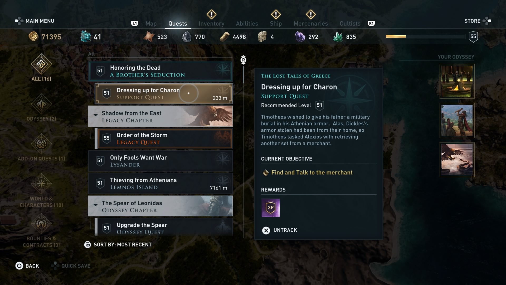 Assassin's Creed Odyssey: Dressing Up For Charon (Walkthrough)