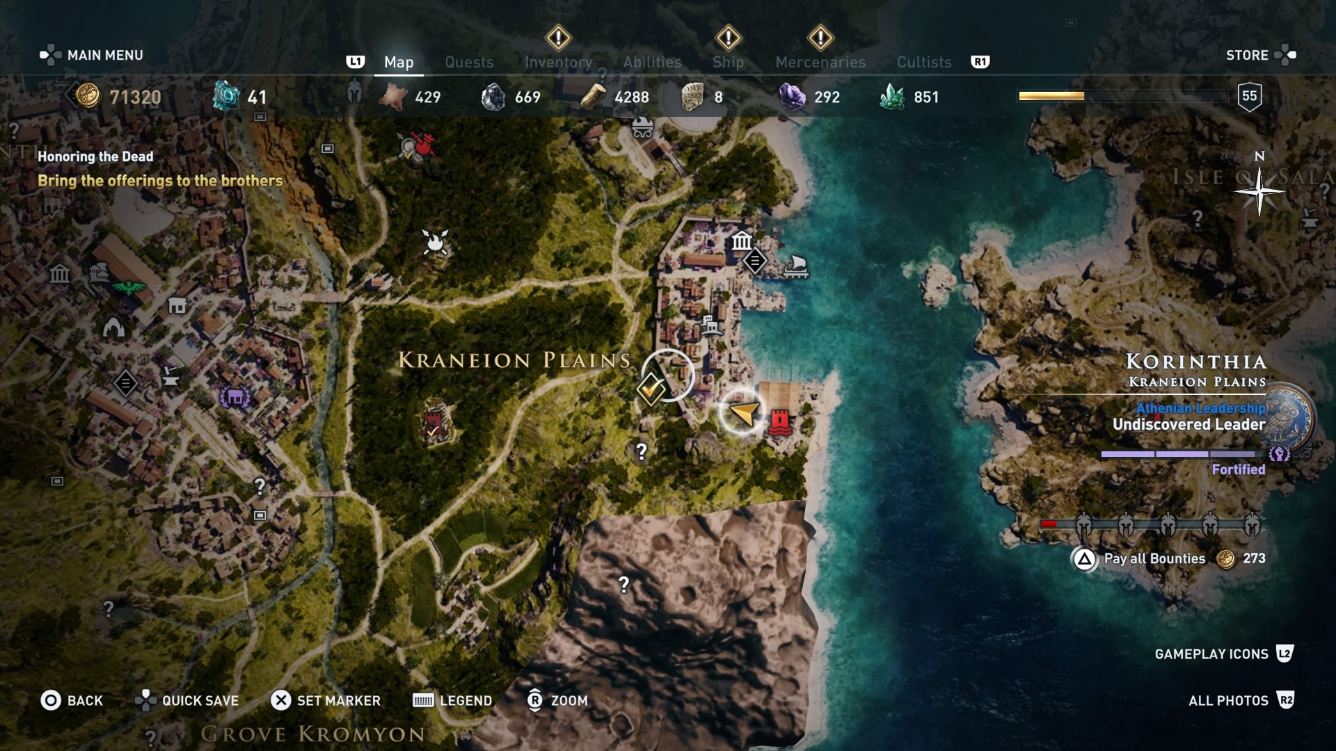 Assassins Creed Odyssey Honoring The Dead Walkthrough