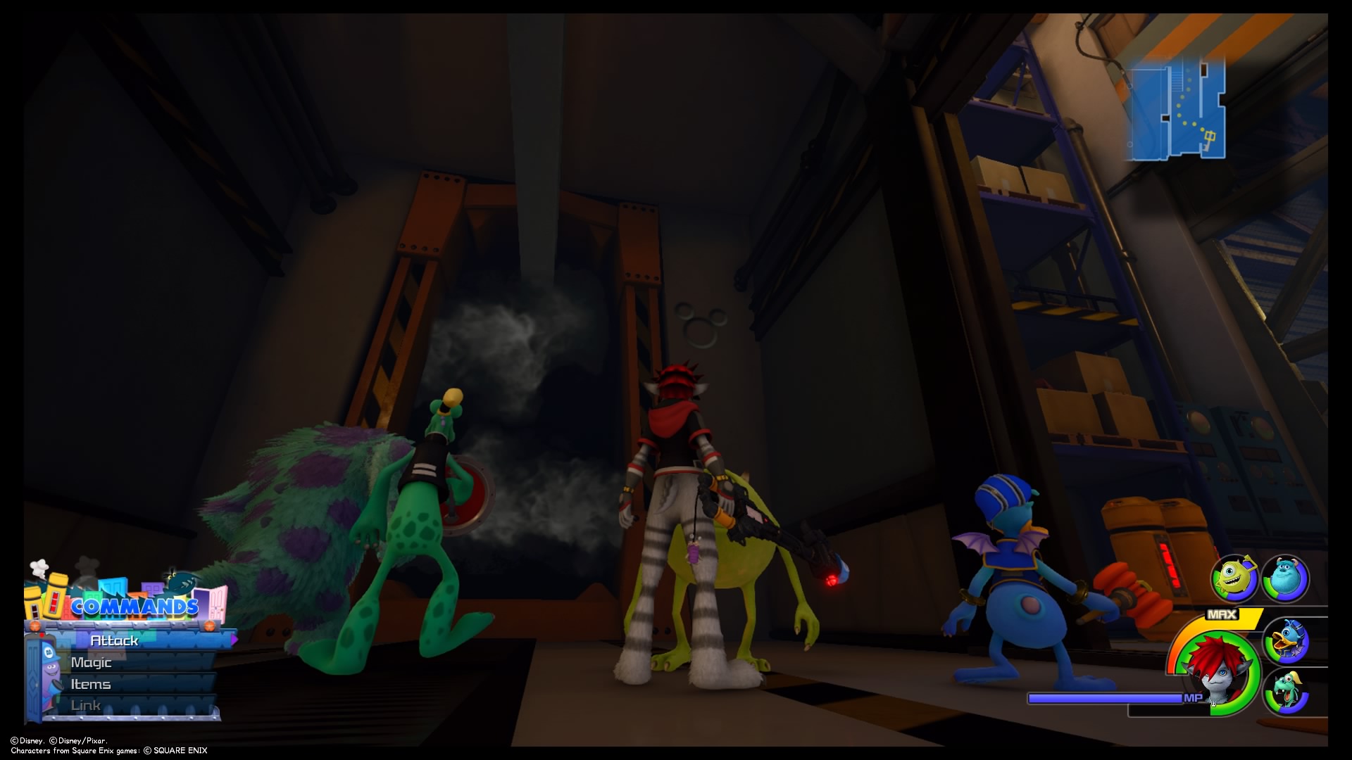 Kingdom Hearts 3 Monstropolis: All Lucky Emblem Locations