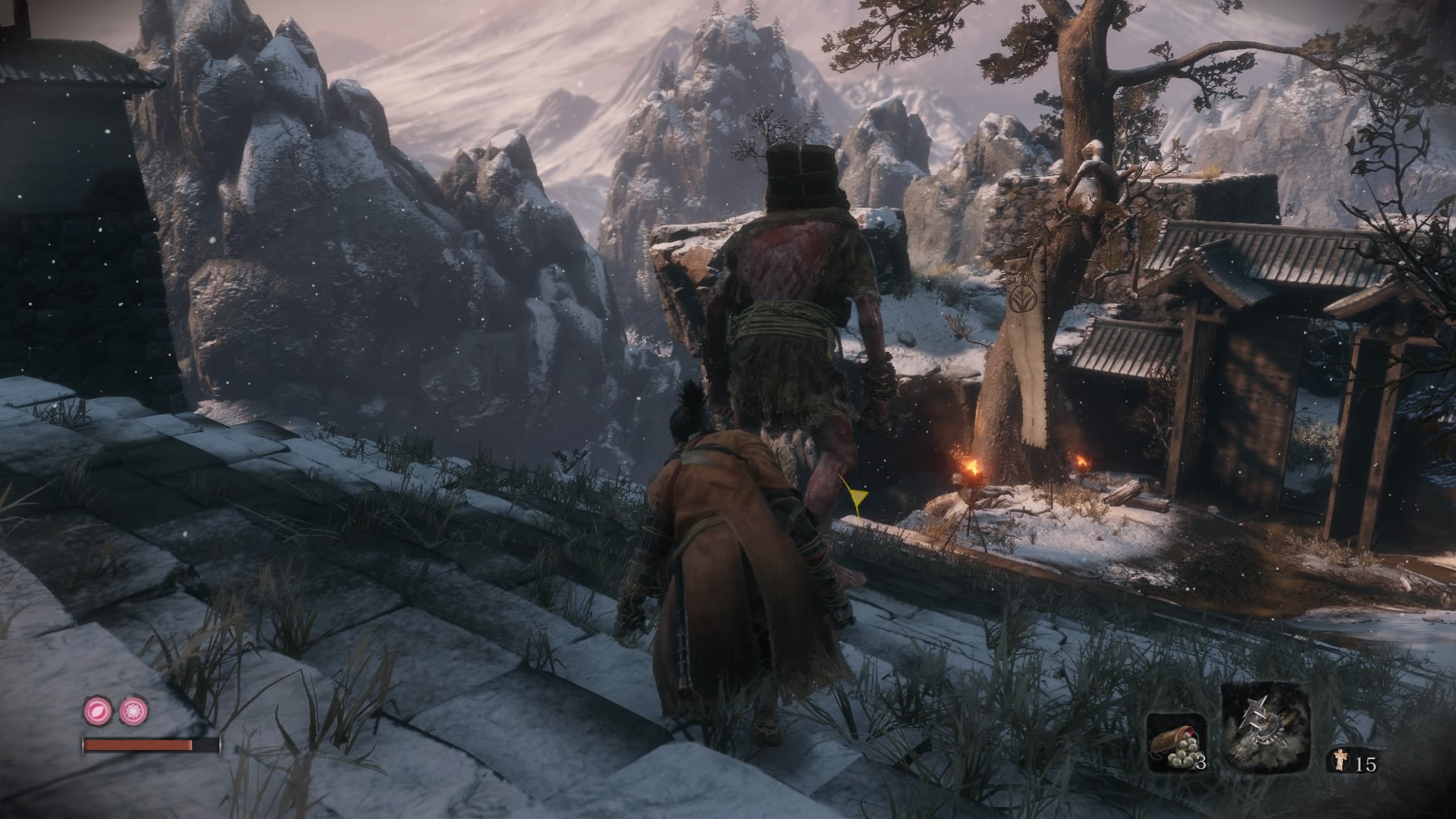 Ashina Outskirts Walkthrough - How To Defeat Chained Ogre - Sekiro