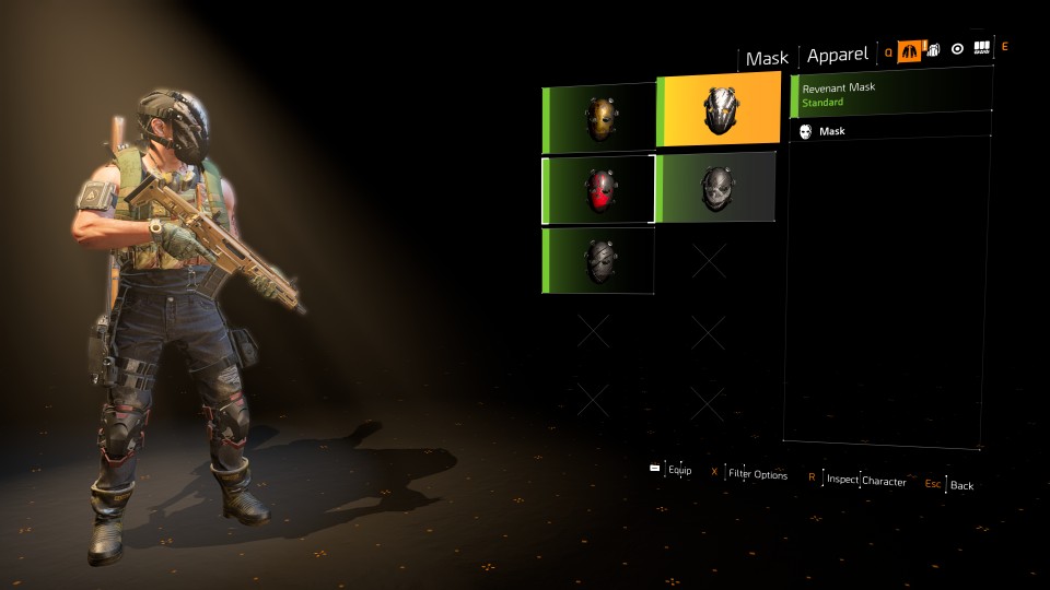 How To Get The Revenant And Midas Masks - Division 2 Wiki