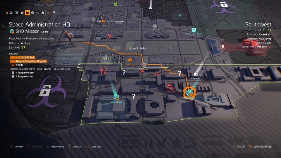 Space Administration HQ - The Division 2 Walkthrough