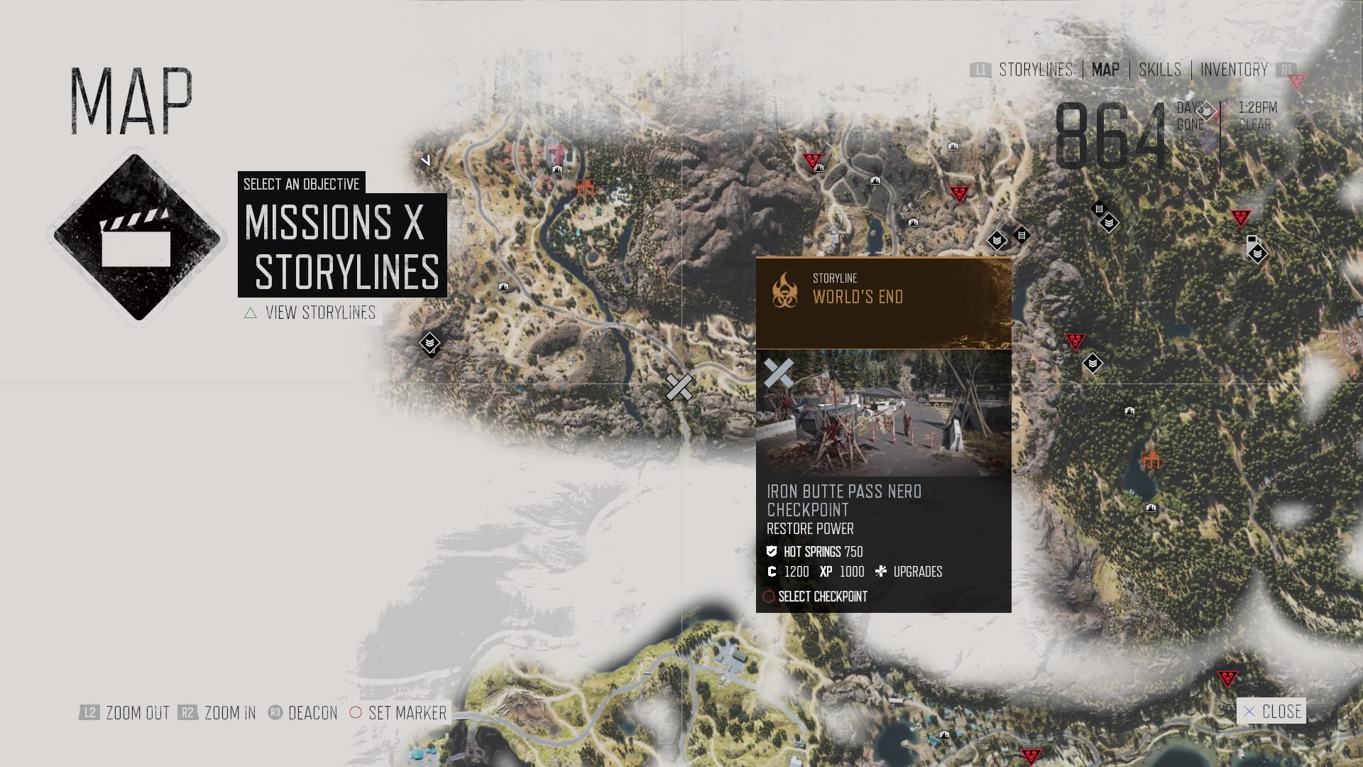 Iron Butte Pass Nero Checkpoint: Days Gone Walkthrough