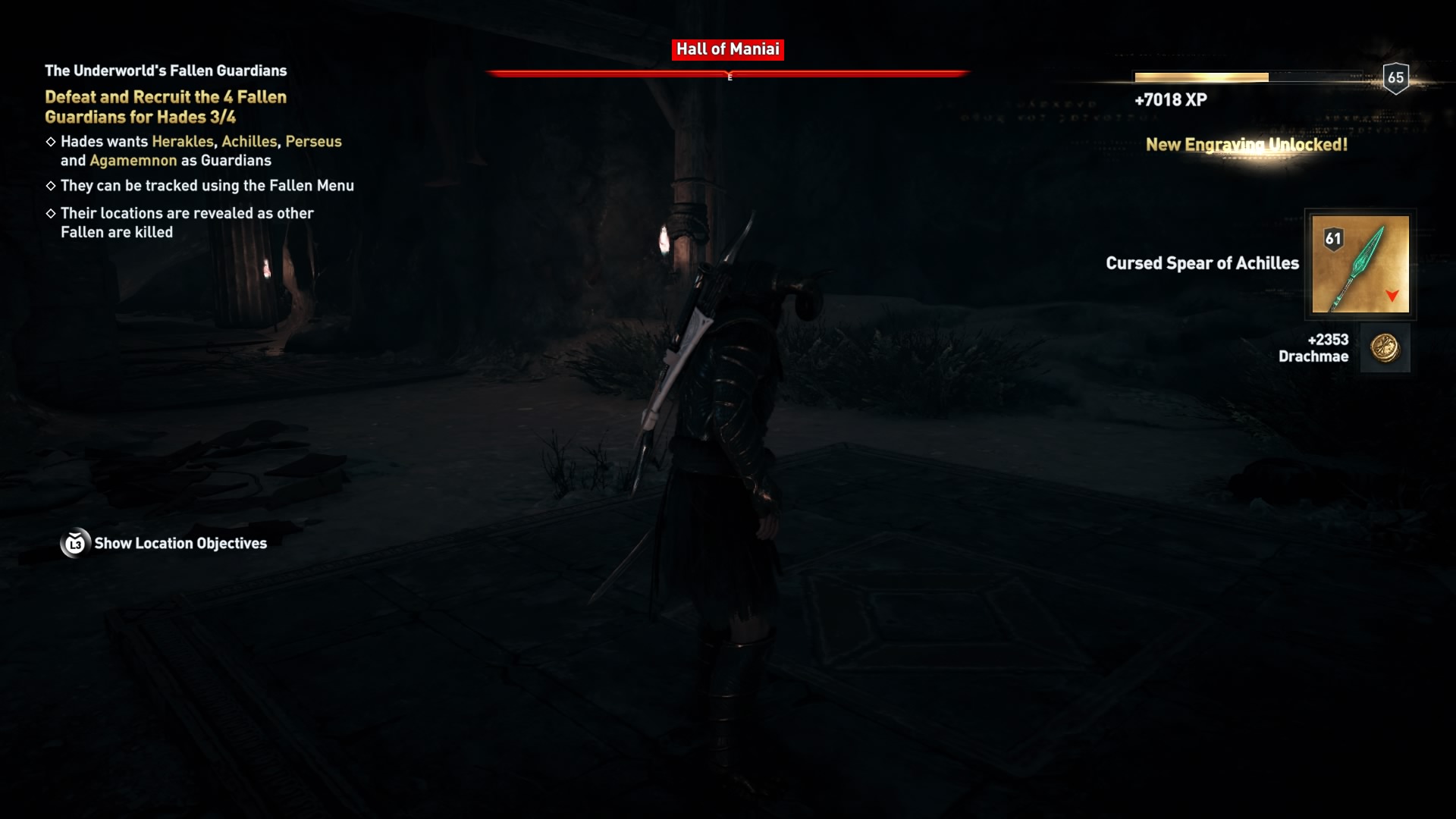 The Underworld's Fallen Guardians (All Fallen Locations) - AC Odyssey