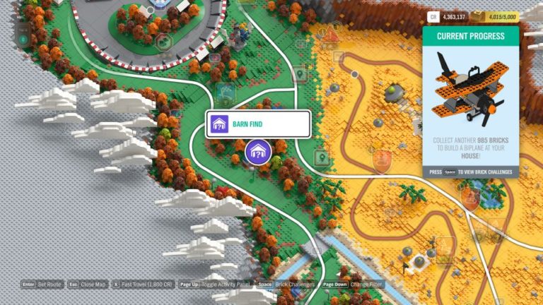 Barn Find Location: Lego Speed Champions (Forza Horizon 4)