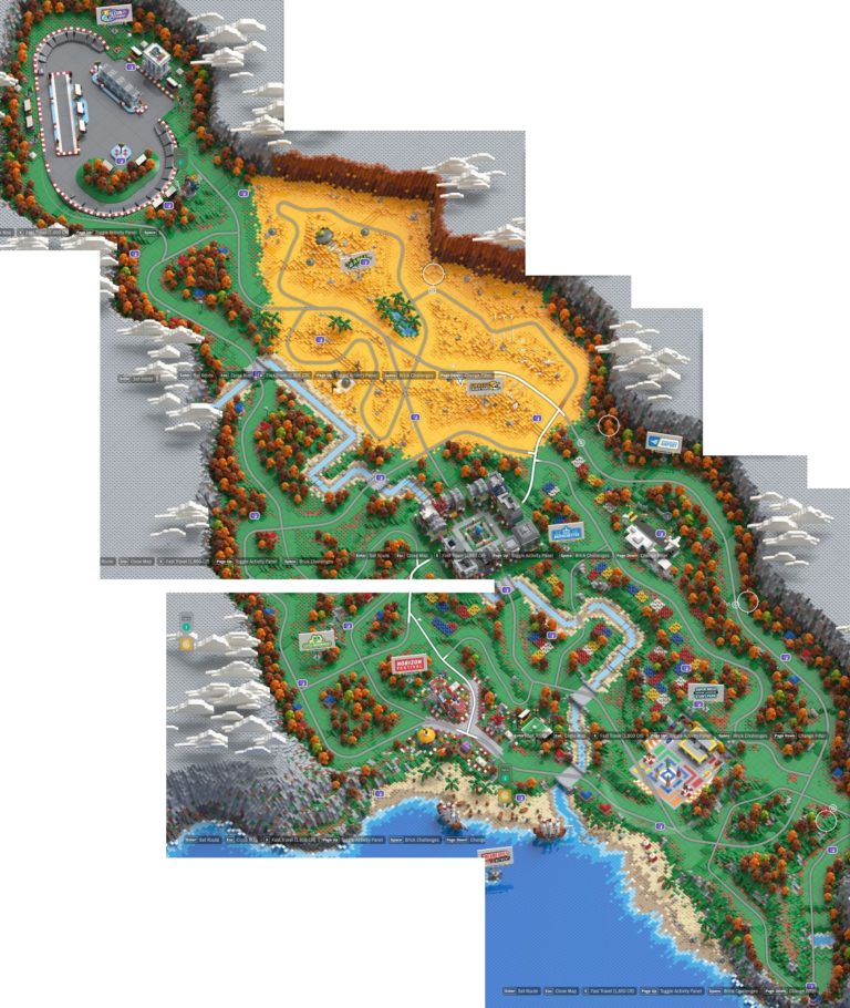 Lego Speed Champions (Forza Horizon 4) - All Influence Board Locations