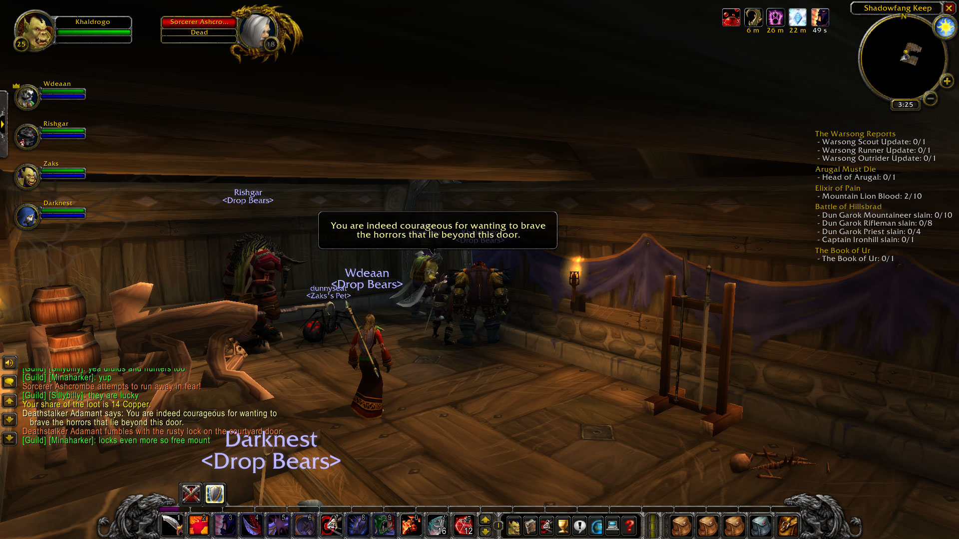 Deathstalkers In Shadowfang (Shadowfang Keep): WoW Classic