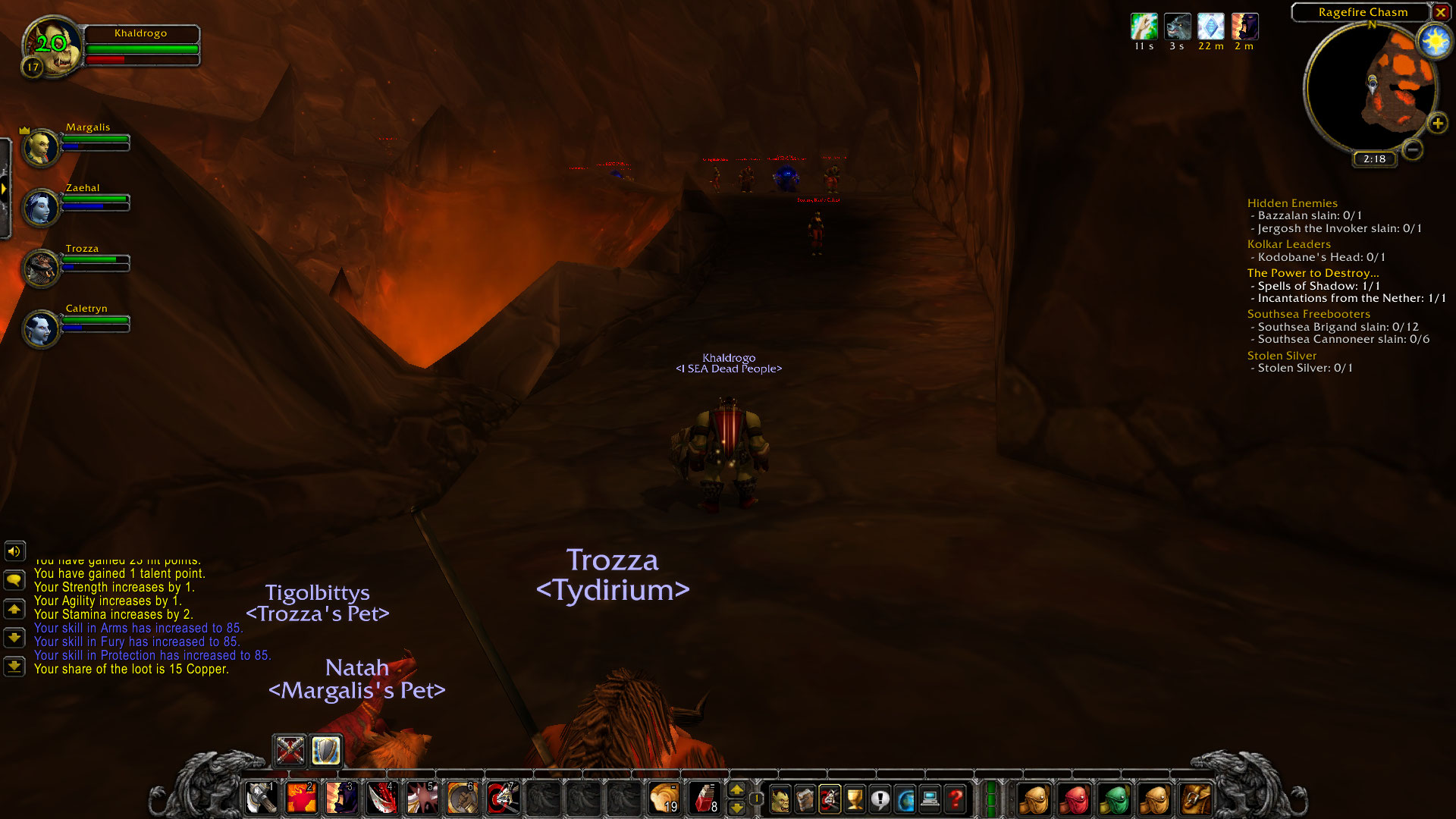 Ragefire Chasm Map