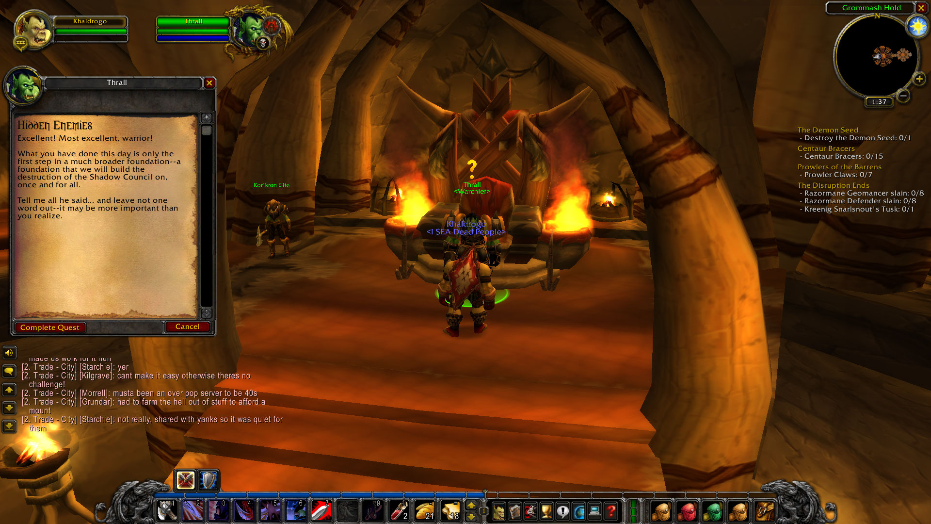 Hidden Enemies (Ragefire Chasm): WoW Classic Guide