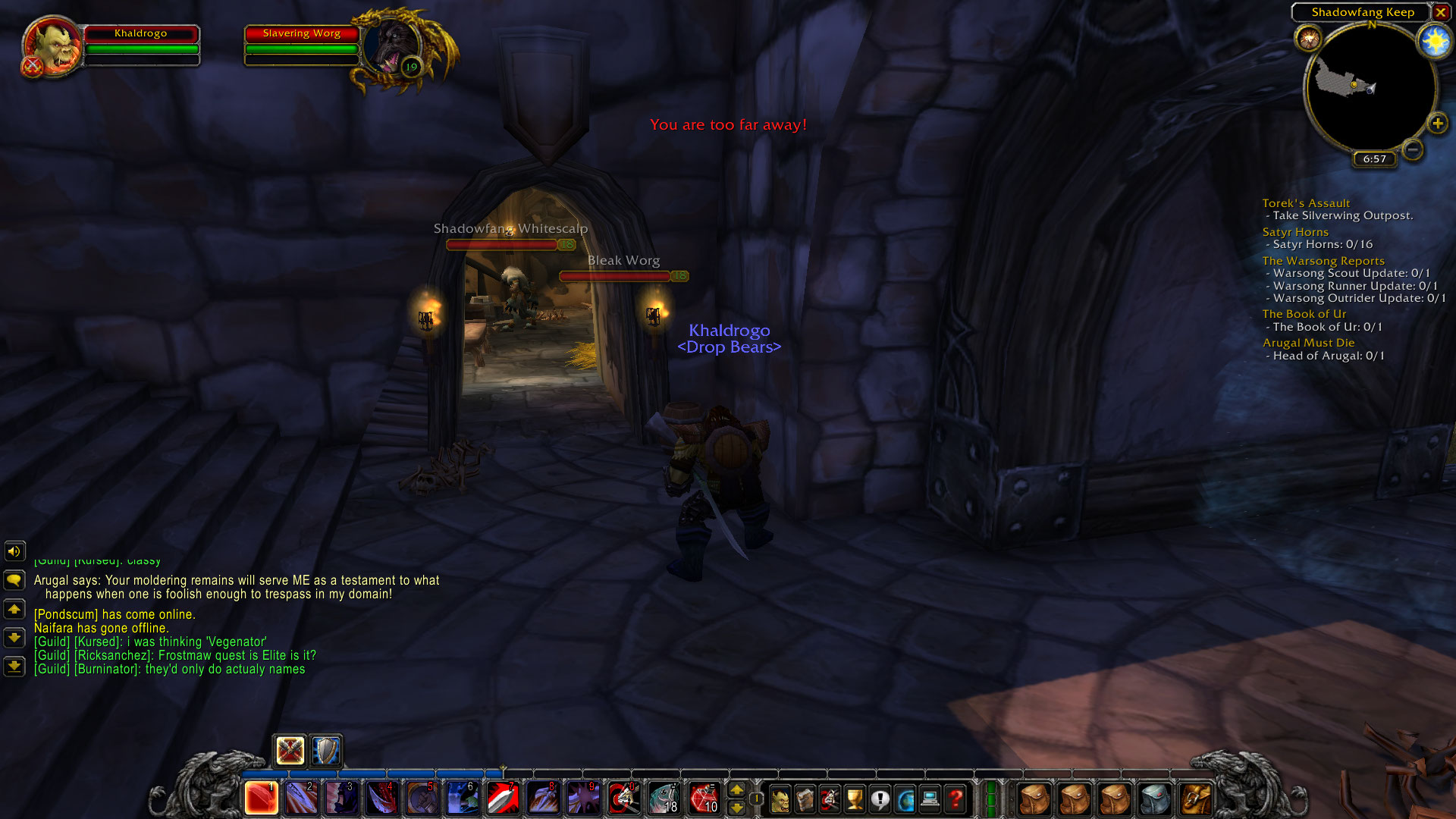 Deathstalkers In Shadowfang (Shadowfang Keep): WoW Classic