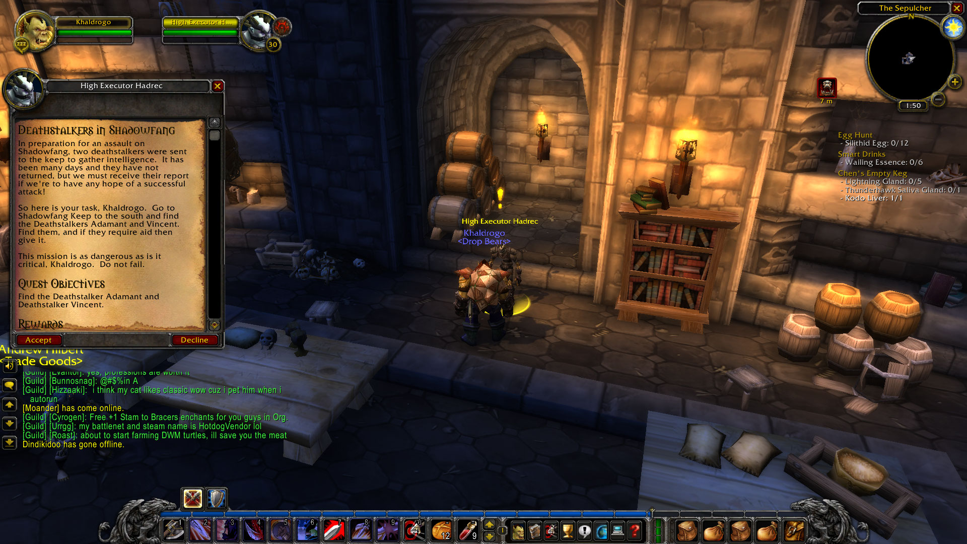 Deathstalkers In Shadowfang (Shadowfang Keep): WoW Classic