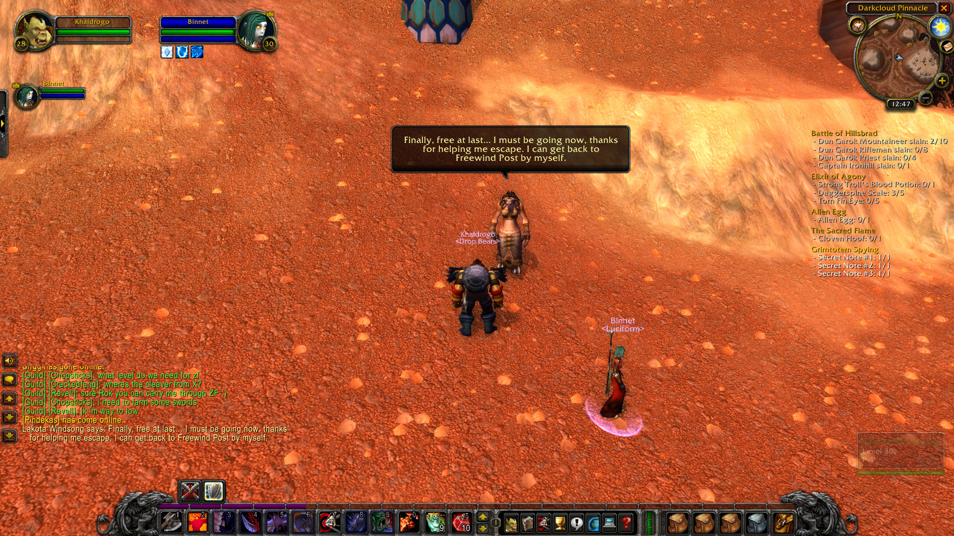 Free At Last: WoW Classic Quest Guide And Walkthrough