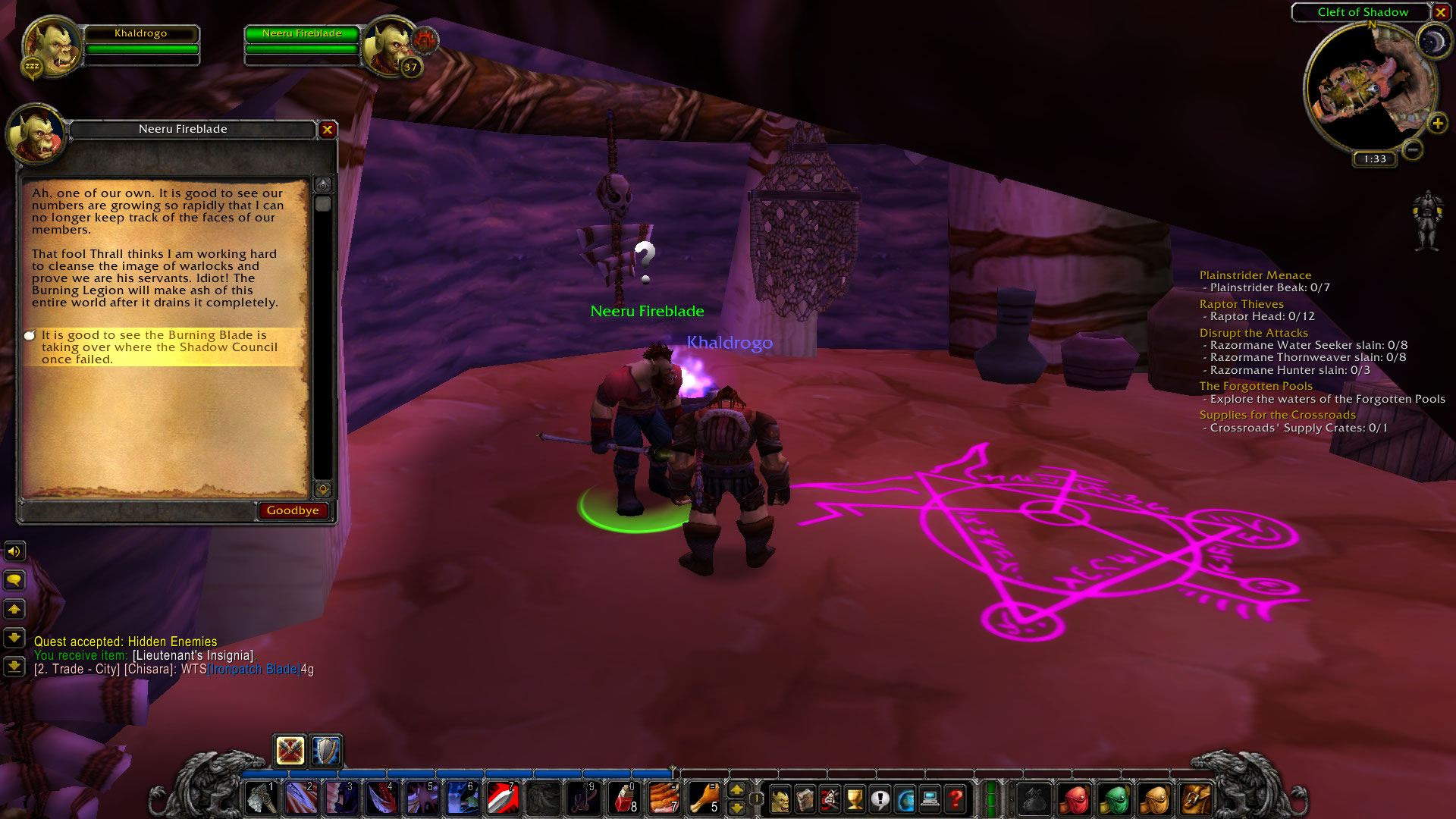 Hidden Enemies (Ragefire Chasm): WoW Classic Guide