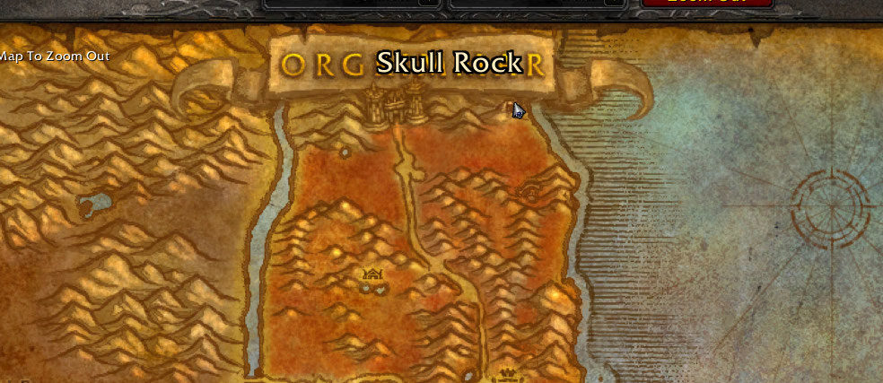 Ragefire Chasm Map