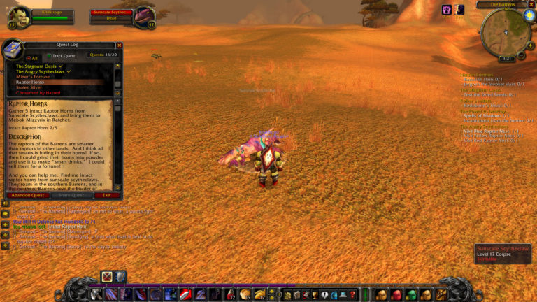 Raptor Horns: WoW Classic Guide And Walkthrough