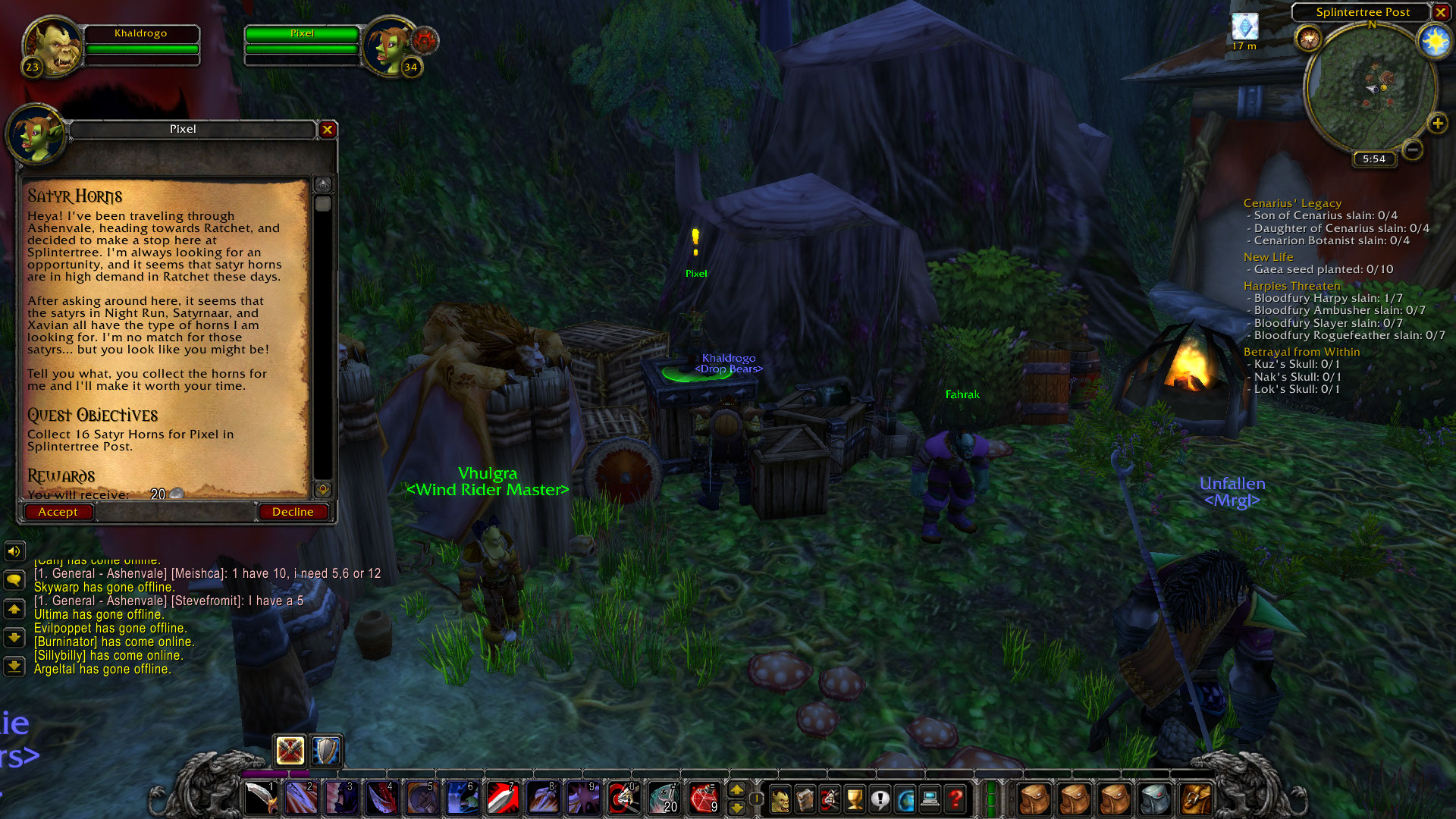 Satyr Horns Quest Wow Classic Guide And Walkthrough