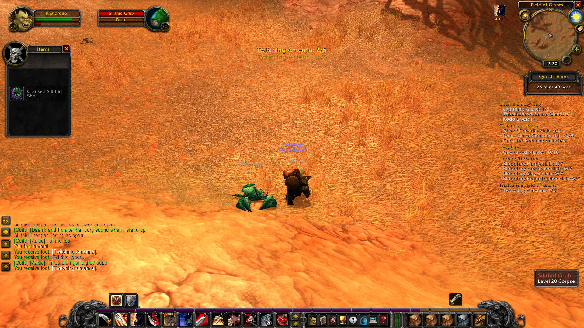 Trial At The Field Of Giants Wow Classic Walkthrough