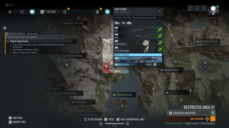 Critical Mass: Ghost Recon Breakpoint Walkthrough - Ordinary Reviews