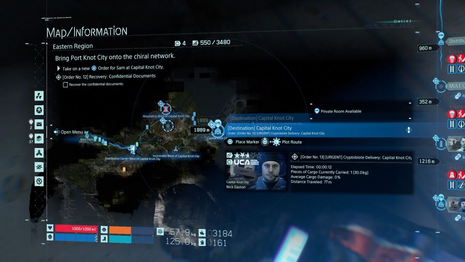 Death Stranding: Order 13 (Deliver Cryptobiotes) Walkthrough