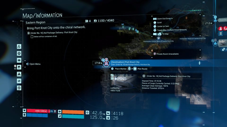 Death Stranding: Order 14 (Reach Port Knot City) Walkthrough