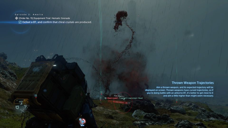 Death Stranding: Order 15 (Hematic Grenade) Walkthrough