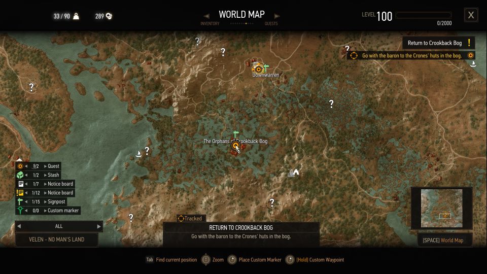 Return To Crookback Bog: The Witcher 3 Walkthrough