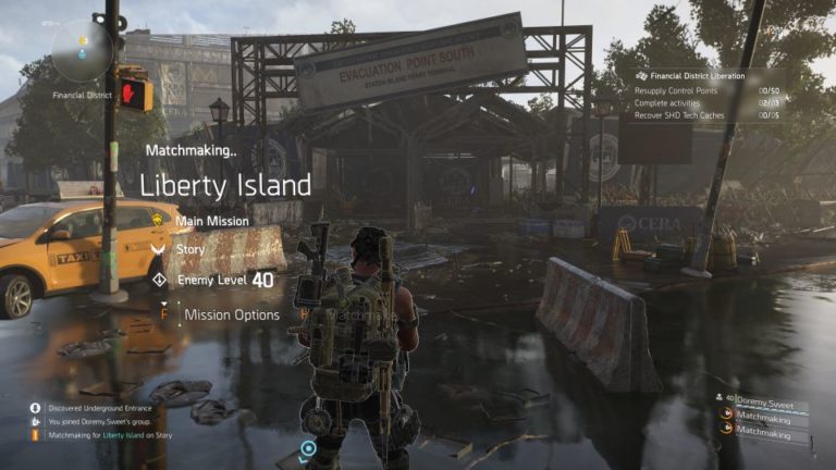 Liberty Island (Kill Aaron Keener): Division 2 Walkthrough (WoNY)