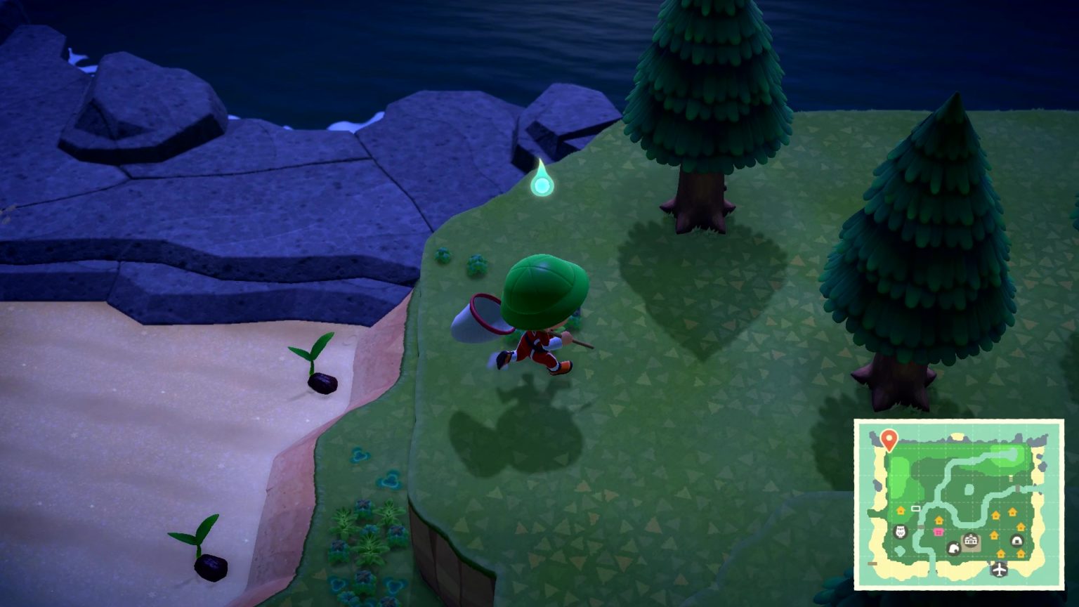 Helping Wisp (Find Spirit Pieces) - Animal Crossing New Horizons