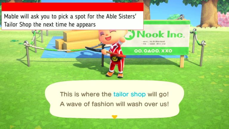 How To Unlock Able Sisters' Tailor Shop - Animal Crossing New Horizons