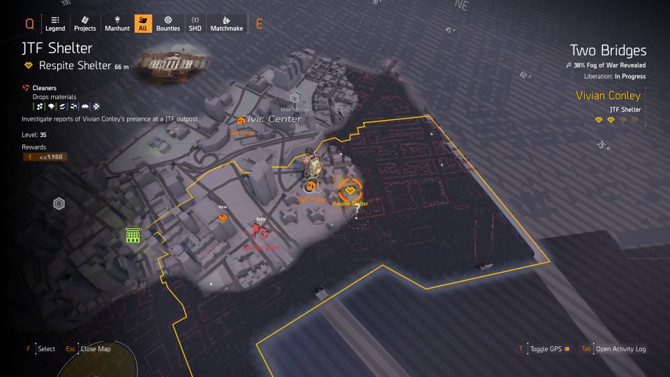 JTF Shelter (Respite Shelter) - Division 2 Walkthrough (WonY)