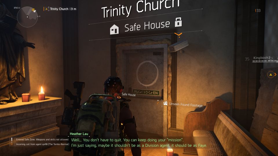 Trinity Church - The Division 2 Walkthrough (WONY)