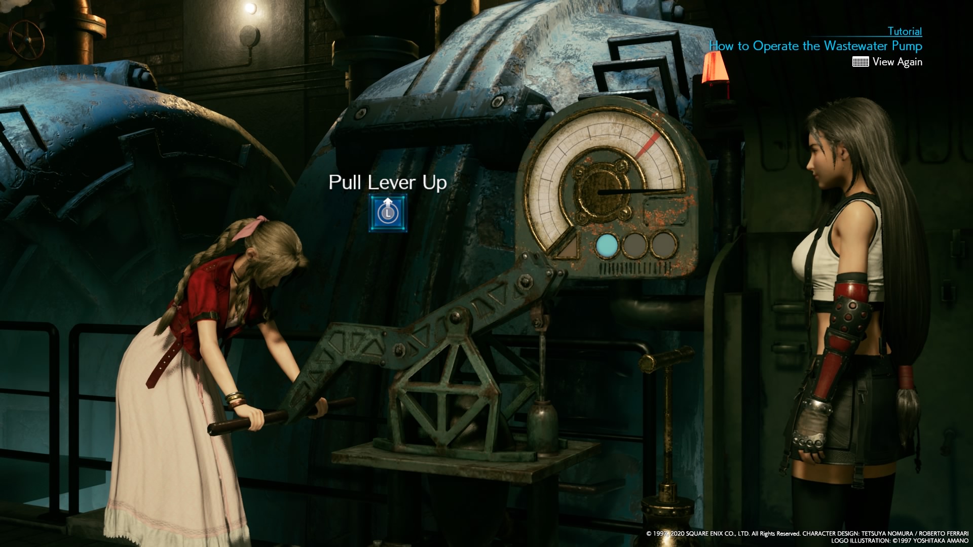 How To Operate The Pump In The Sewers - FF7 Remake