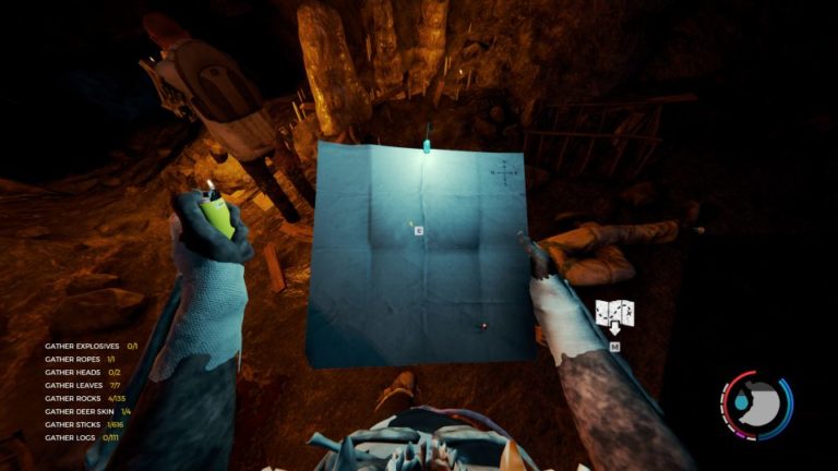 How To Find The Map And Compass On Multiplayer Mode - The Forest