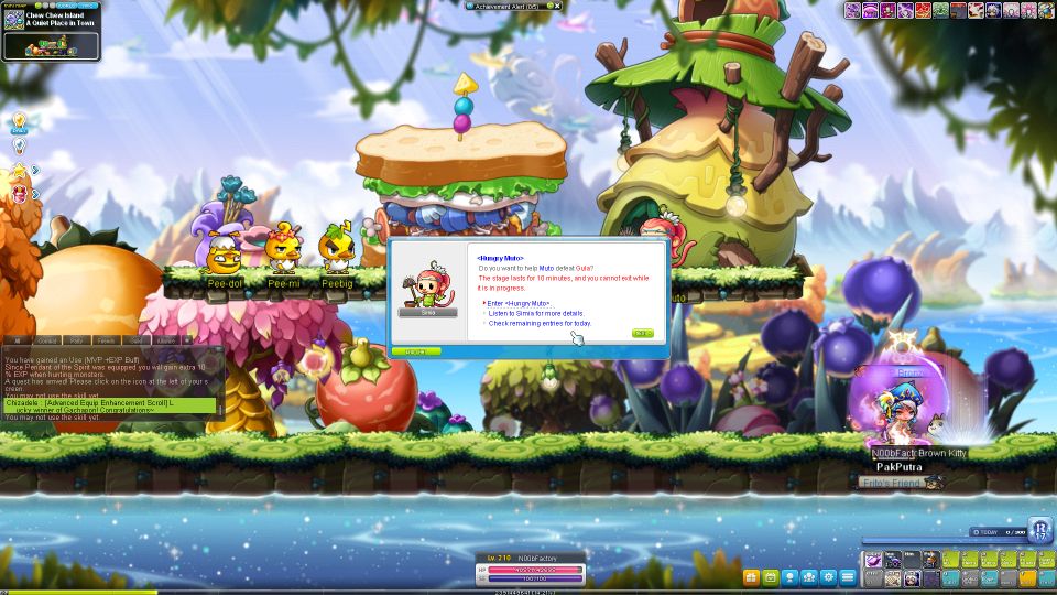 MapleStory - How To Clear The 'Hungry Muto' Daily Quest