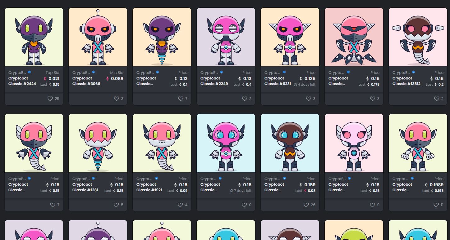 Top 12 Historical NFT Collections On The Ethereum Blockchain