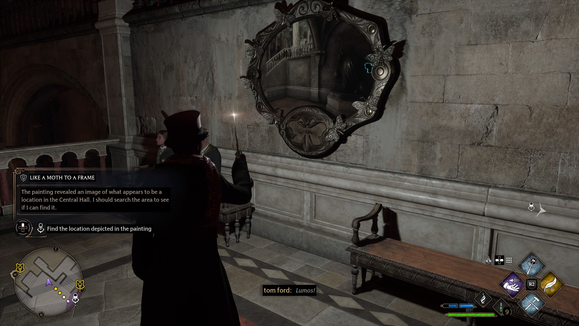 Hogwarts Legacy: Like A Moth To A Frame Walkthrough