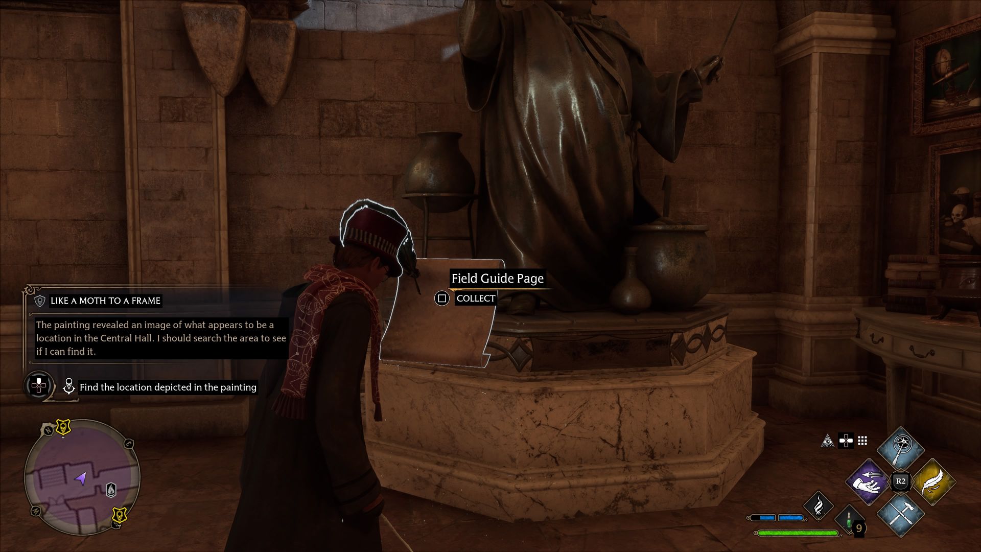 Hogwarts Legacy: Like A Moth To A Frame Walkthrough